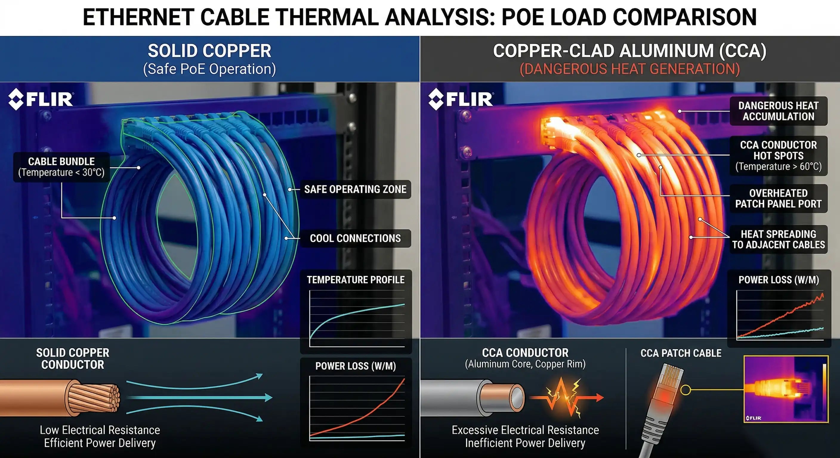 Solid Copper vs. CCA vs. Aluminum Cables | Engineering Guide