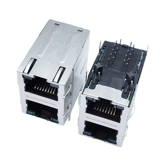 Multi-port & Stacked RJ45 Connectors (2xN, 1xN) Manufacturer – TeleWire ...
