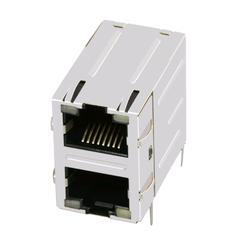 Integrated RJ45 Jack | 2x1 Ports | Gigabit | Tab Both