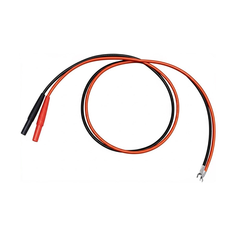 Shrouded Banana Plug to Fork Terminal | Braided Test Lead